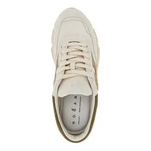 Hogan Hyperlight Leather Sneakers With Suede Details - Multicolor