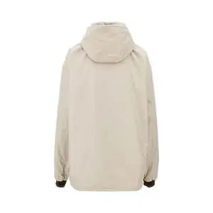 Miu Miu Oversized Panama Blouson Jacket - Beige