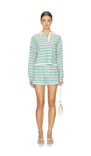 Saylor Nadine Set In Blue,green - Multi