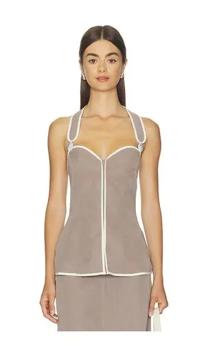 SANCIA The Issy Top In Neutral