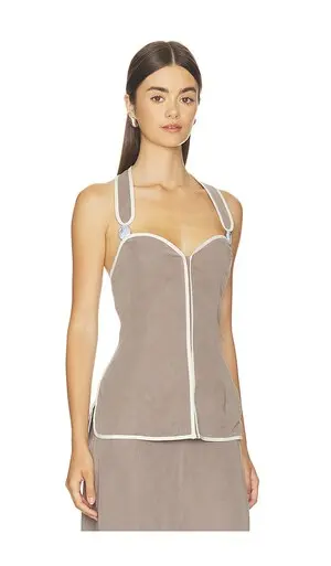 SANCIA The Issy Top In Neutral