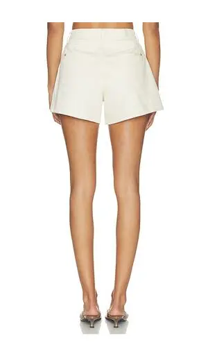 7 For All Mankind Kori Shorts In Ivory