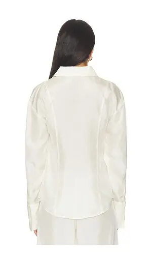 EAVES Freda Slim Shirt In Ivory