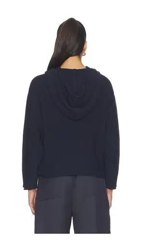 LESET Mae Hoodie Textured Knit Pullover