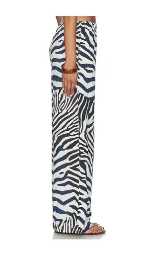 SEVEN WONDERS Elasticated Palazzo Pant - Navy