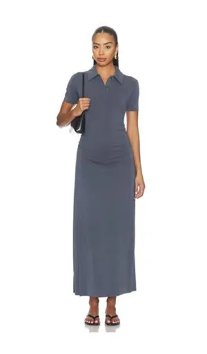 SAMSOE SAMSOE Sasun Polo Maxi Dress - Navy