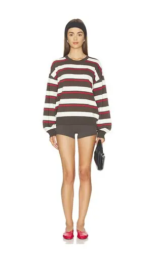 P.E Nation Retreat Stripe Sweater