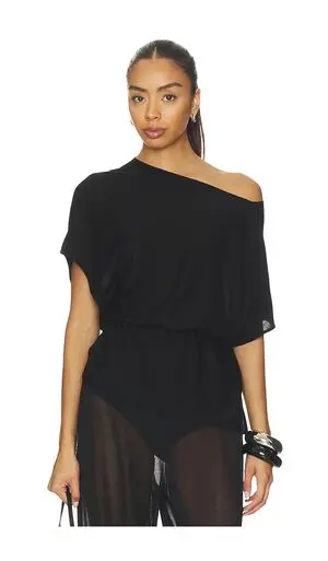 EAVES Jaidyn Knit Asymmetrical Top