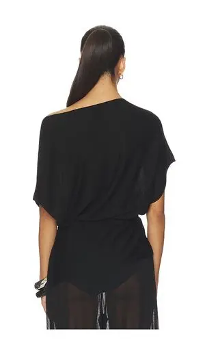 EAVES Jaidyn Knit Asymmetrical Top