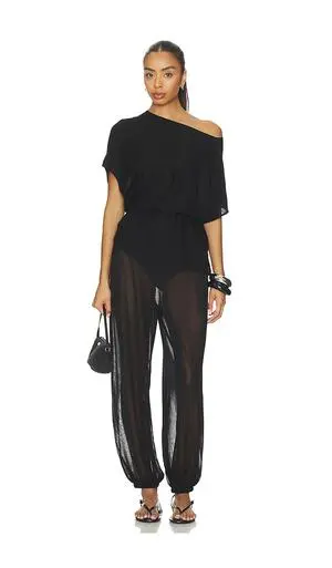 EAVES Jaidyn Knit Asymmetrical Top