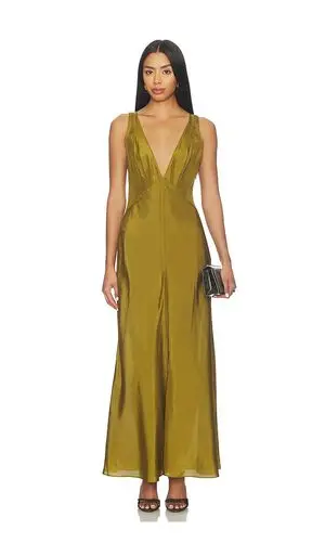 Eaves Gathered Evening Dresses