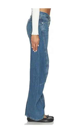 Free People Fable Twisted Seam Jean - Blue