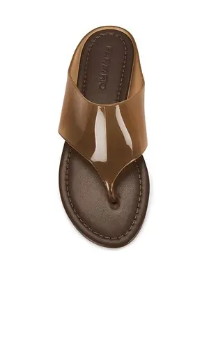 Farm Rio Jelly Thong Flat Sandal - Brown