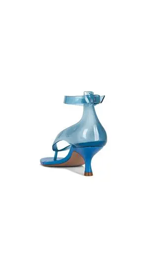 Farm Rio Jelly Heel Sandal With Ankle Strap - Blue