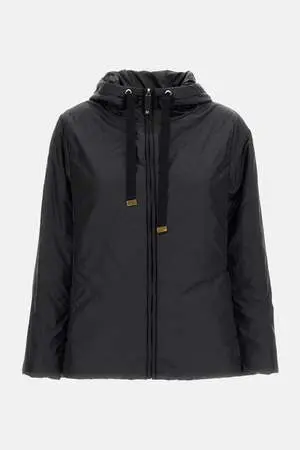 Max Mara Max Mara The Cube Hooded Jacket With Cameluxe Padding Nero