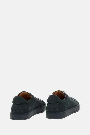 TOD'S Nabuk Lace-up Sneakers - Blu