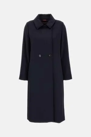 Max Mara Max Mara Studio Wool Robe Coat Blu