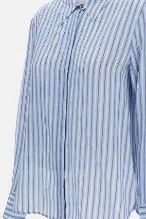 Max Mara Striped Silk Shirt