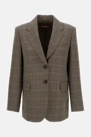 Max Mara Wool Single-breasted Blazer - Multicolor