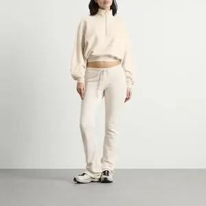 SKIMS Drapey French Terry Half Zip Pullover