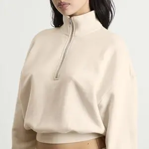 SKIMS Drapey French Terry Half Zip Pullover