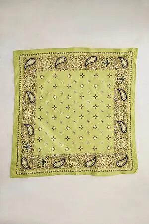 TERRAIN Embroidered Paisley Cotton Bandana