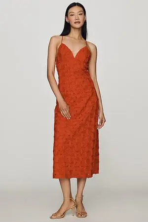 Endless Rose Textu Midi Dress