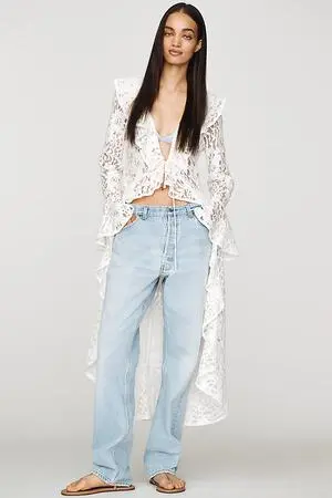 ALIGRACE Brigette High-rise Straight-leg Jeans
