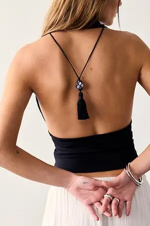 Free People Clarissa Tassel Necklace