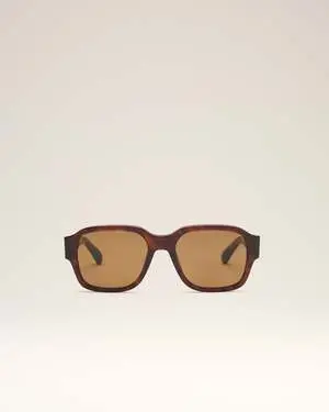 AMI Paris Brown Acetate 75006 Sunglasses Grey