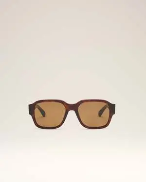 AMI Paris Brown Acetate 75006 Sunglasses Grey