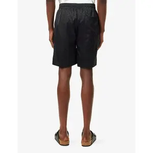 THE COUTURE CLUB Jacquard Pattern Relaxed-fit Woven Shorts