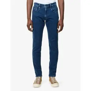 REPLAY Anbass Slim-leg Denim Jeans - Medium Blue