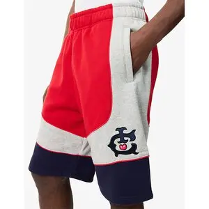 ICECREAM Panelled Cotton-jersey Shorts