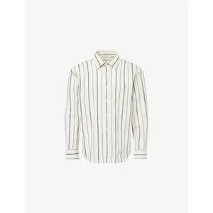 Gant Relaxed-fit Dobby Stripe Cotton Shirt - Sand