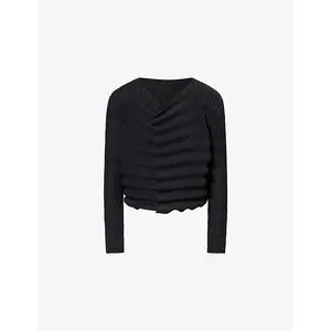 Issey Miyake Pleated Knit Cardigan