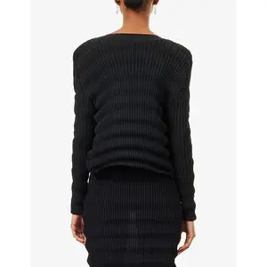 Issey Miyake Pleated Knit Cardigan