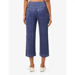 Issey Miyake Cropped Pleated Trousers