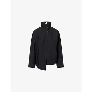 Issey Miyake Twisted Drape Cotton-blend Shirt