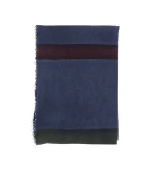 Faliero Sarti Distressed-detail Scarf - Blue