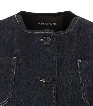 Fabiana Filippi Long-sleeve Denim Jacket