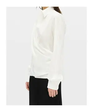 ANN DEMEULEMEESTER Alba Asymmetric Wrap Shirt