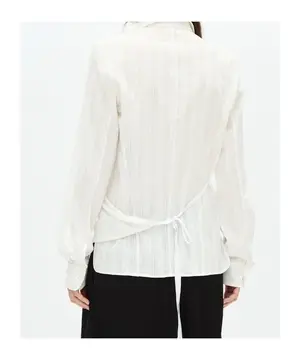 ANN DEMEULEMEESTER Alba Asymmetric Wrap Shirt