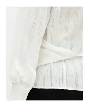 ANN DEMEULEMEESTER Alba Asymmetric Wrap Shirt