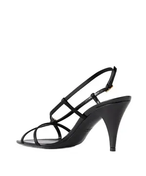 Versace Valentina Strappy Heeled Sandals - Black