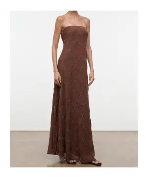 Staud Cassie Dress Cedar