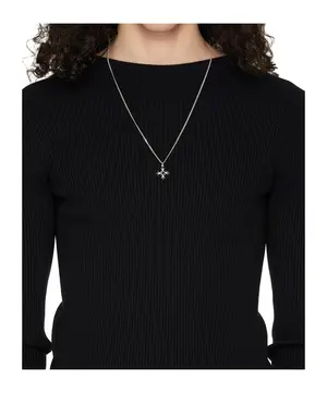 Emanuele Bicocchi Badges And Crystal Necklace