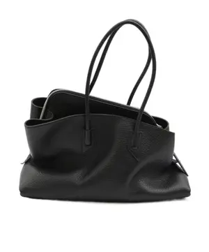 Attico Top Handle Shoulder Bag - Black
