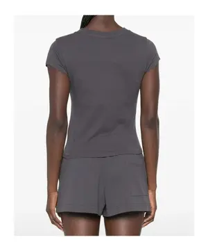 SPORTY  RICH Crew Neck Printed T-shirt