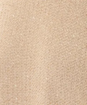 Fabiana Filippi Sleeveless Sequined Knit Mini Dress